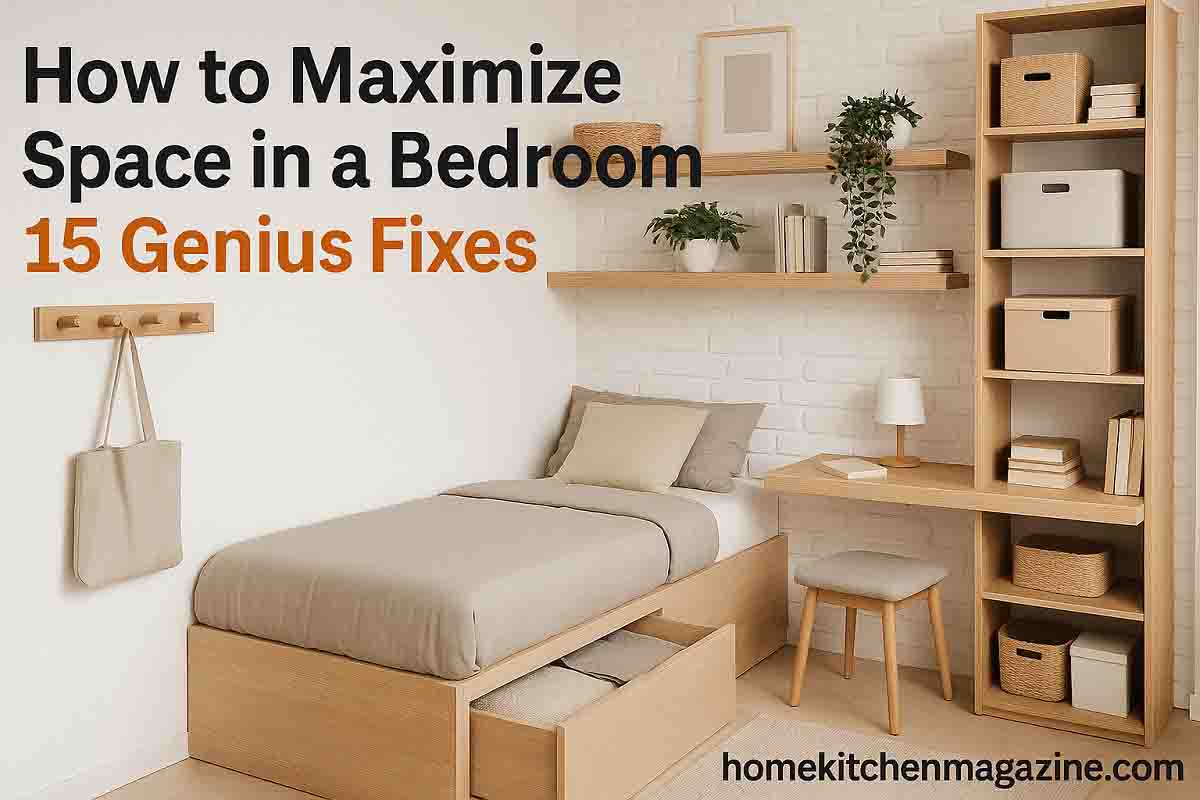 How To Maximize Space In A Bedroom: 15 Genius Fixes » Home Kitchen Magazine