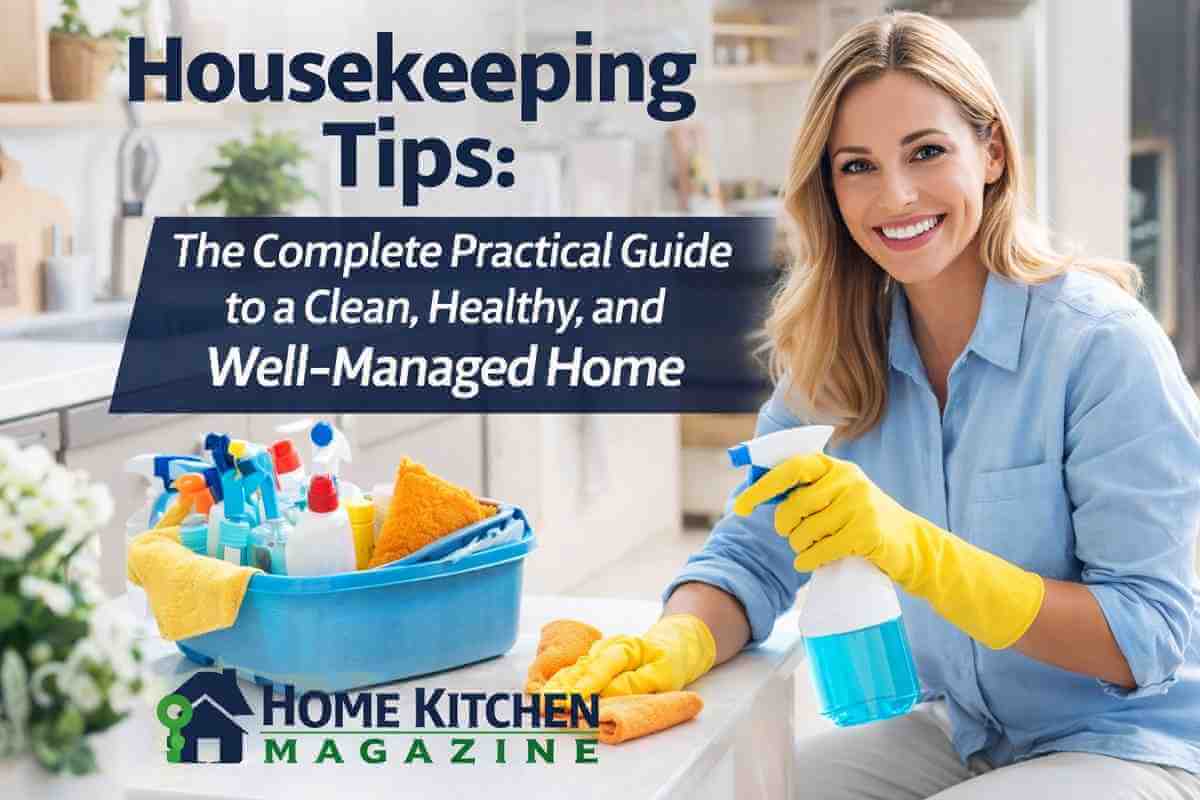 Housekeeping Tips: The Complete Practical Guide To A Clean, Healthy ...